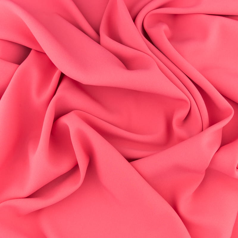 Tkanina kelly krepa kolor koralowy - Textilhouse